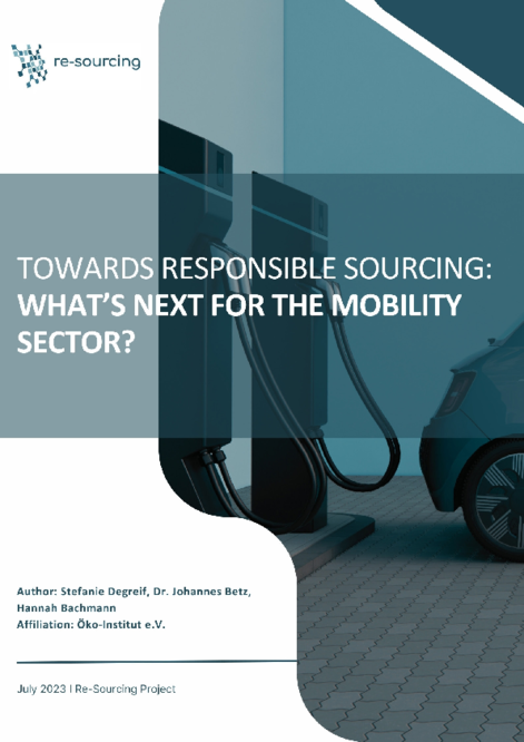Towards Responsible Sourcing – What’s Next for the Mobility Sector ...
