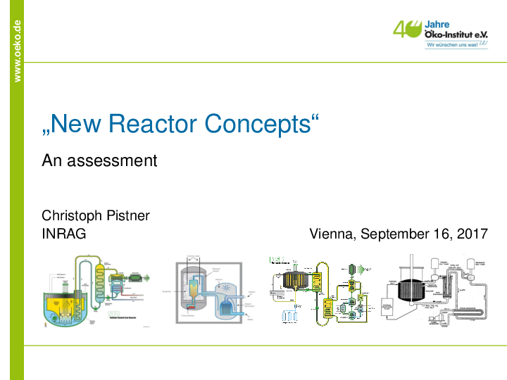 New Reactor Concepts | oeko.de